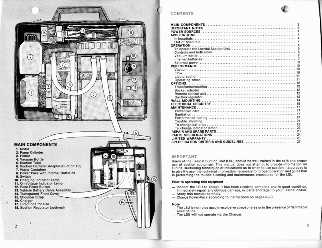 1979: Laerdal Portable Suction - LSU Model - EMS Museum