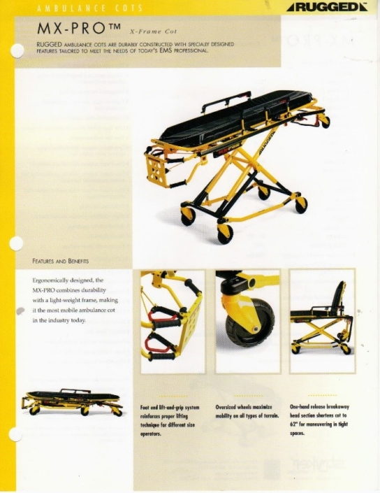 Ambulance Cots: Yesterday to Today (Ferno) - EMS Museum