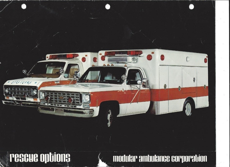 Modular Ambulance Corporation Rescue Options Brochure – EMS Museum