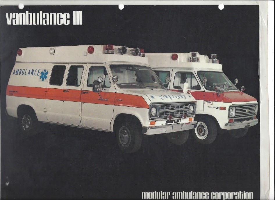 Vanbulance III by Modular Ambulance Corporation – EMS Museum